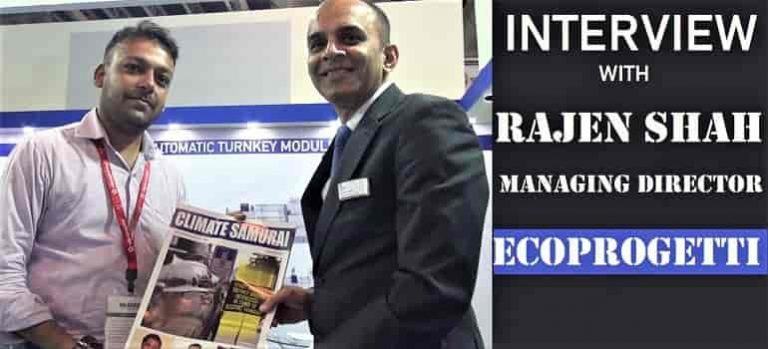 Interview: Rajen Shah, Managing Director, Ecoprogetti – Climate Samurai
