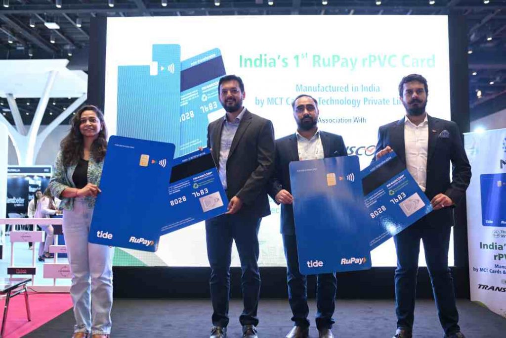 Tide and Transcorp Launch India’s First Recycled rPVC Rupay Card ...
