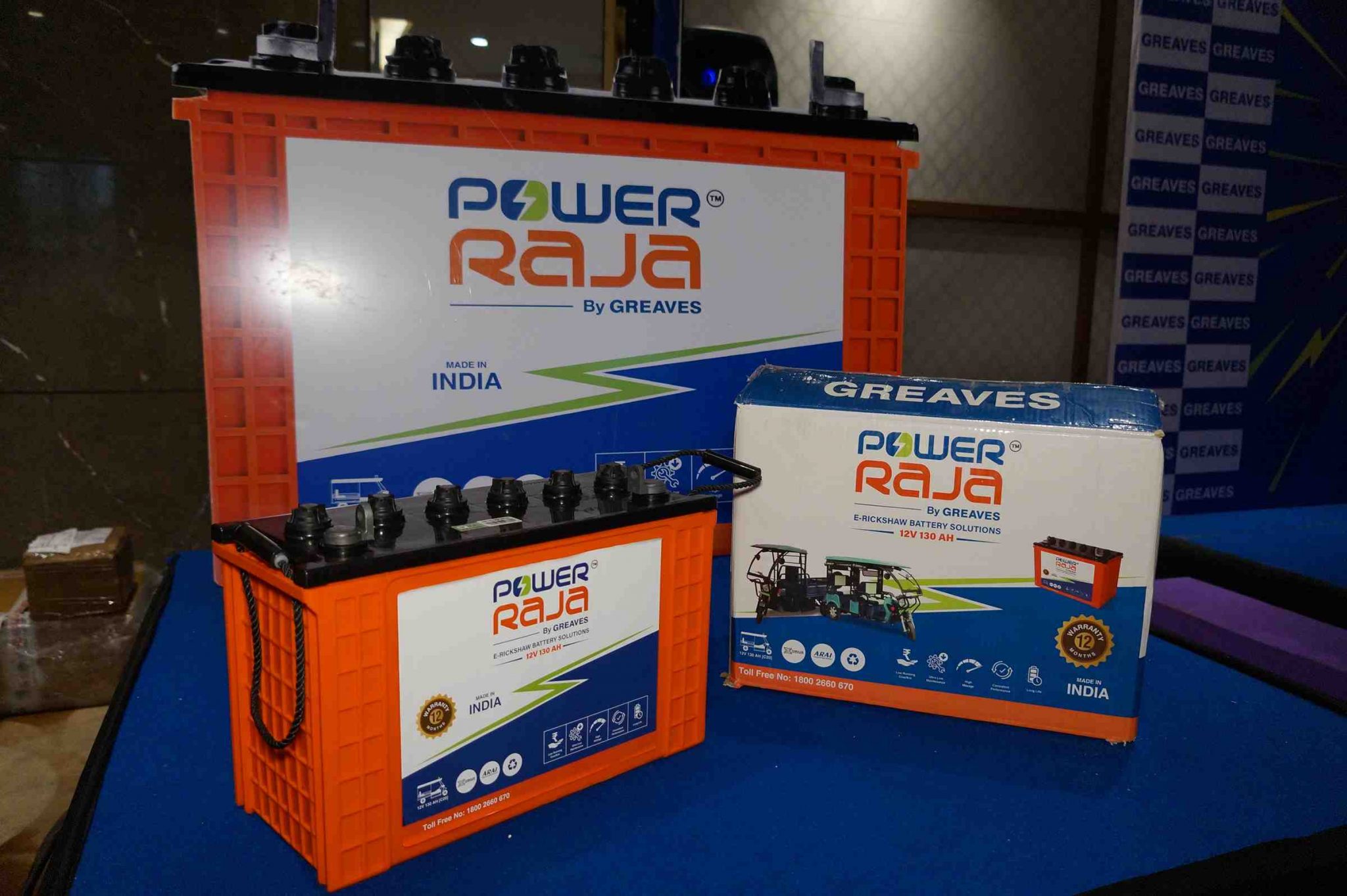 Greaves Retail Unveils ‘Power Raja’ E-Rickshaw Batteries ...